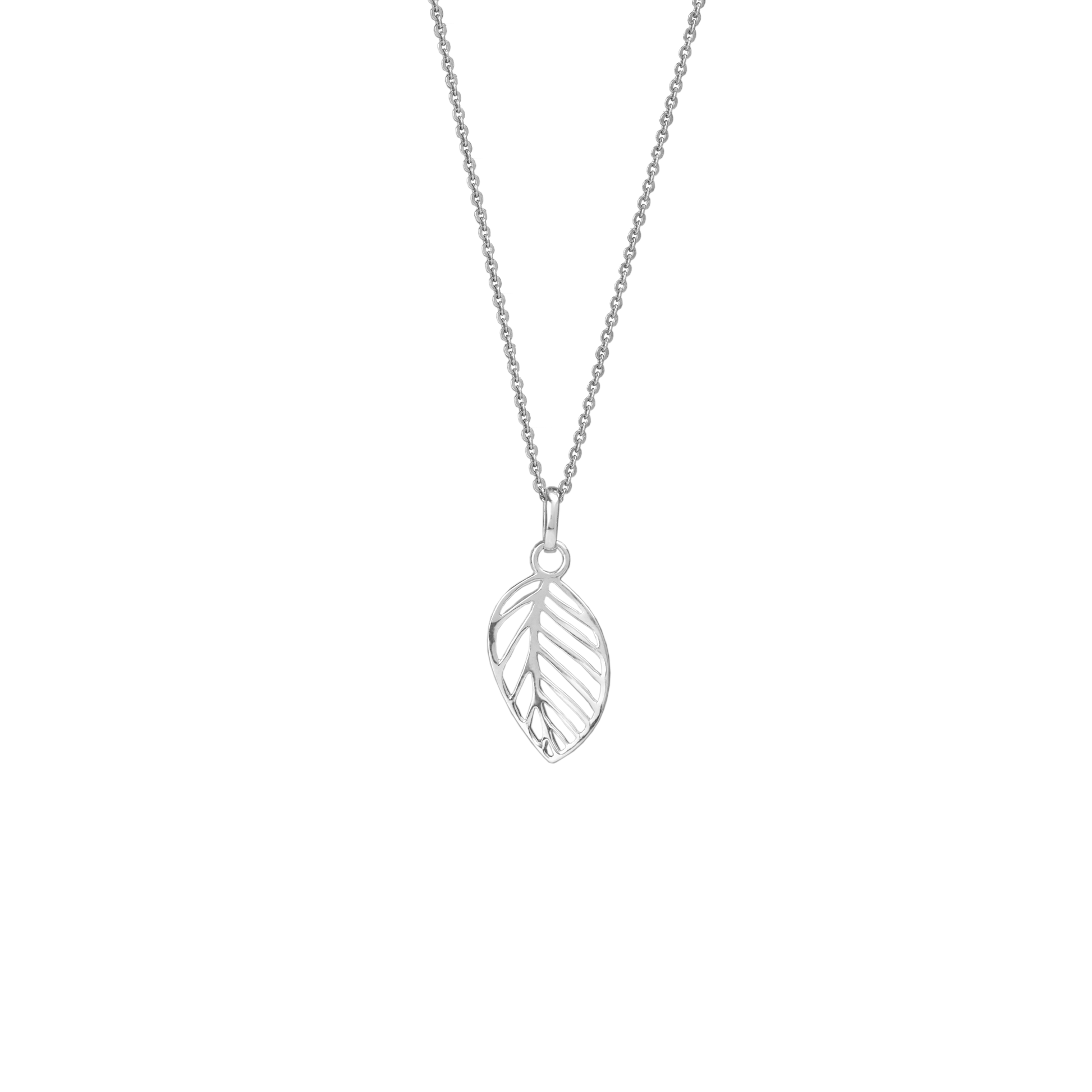 SØLV COLLIER BLAD – AAGAARD JEWELLERY DENMARK