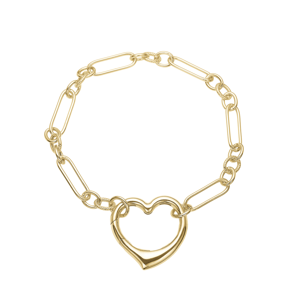 Armbånd Hjerte 8 Karat Guld 19 cm – AAGAARD JEWELLERY DENMARK